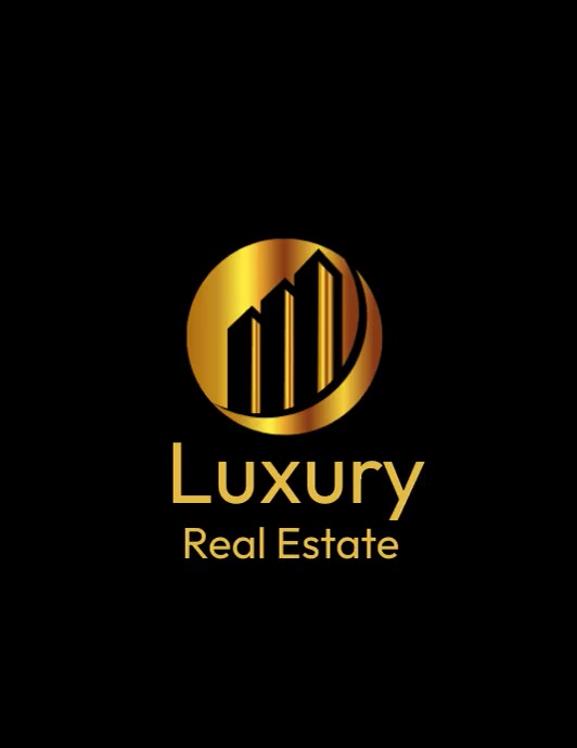 Luxury Real Estate Logo/Flayer Template | PosterMyWall