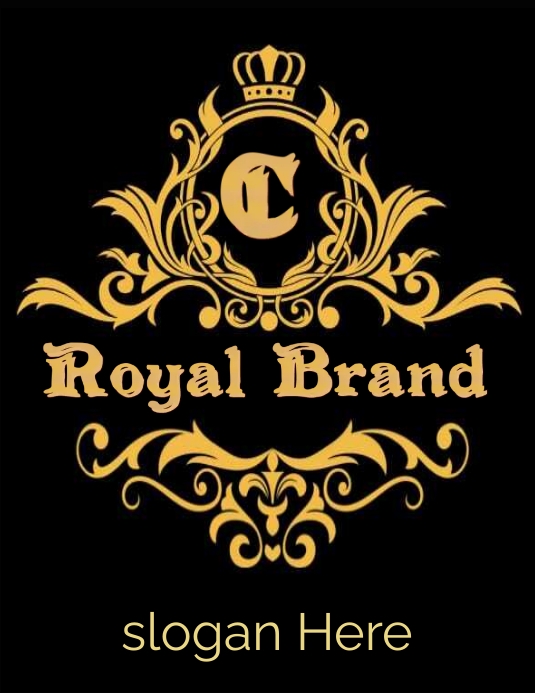Modèle Du Logo de La Marque Royale de Luxe (3) | PosterMyWall