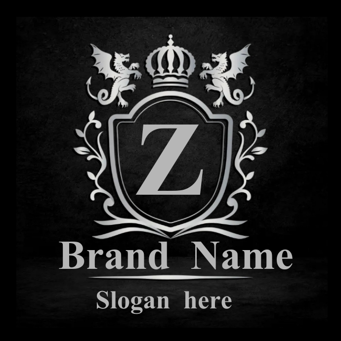 Luxury Silver Logo Template | PosterMyWall