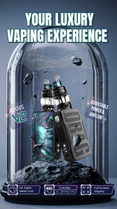 Copy of Luxury Vaping Experience | PosterMyWall
