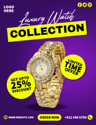 Luxury Watch Template | PosterMyWall