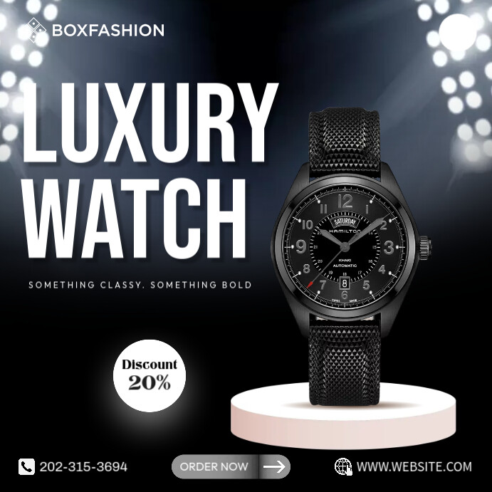 Luxury Watch Sale Template | PosterMyWall