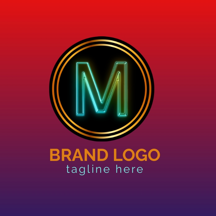 M BRAND LOGO Template | PosterMyWall