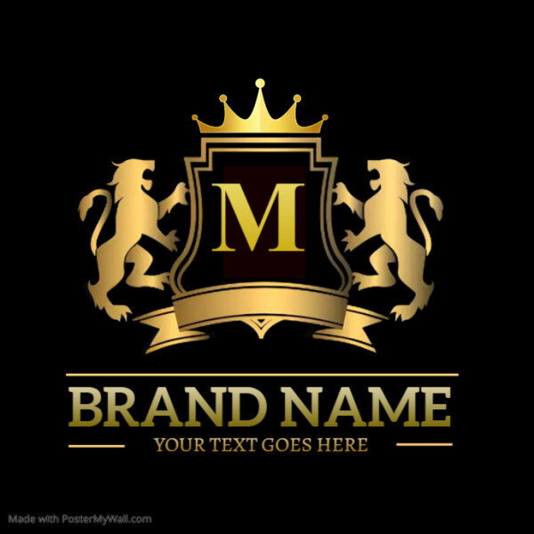 M LETTER LOGO Template | PosterMyWall