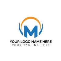M letter logo Template | PosterMyWall