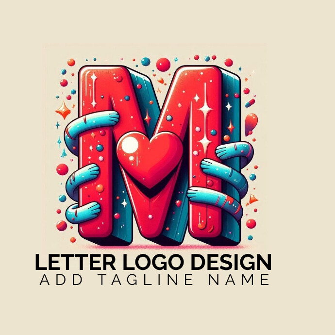 M LOGO Template | PosterMyWall