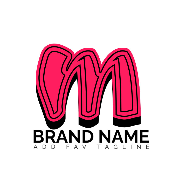 M LOGO Template | PosterMyWall