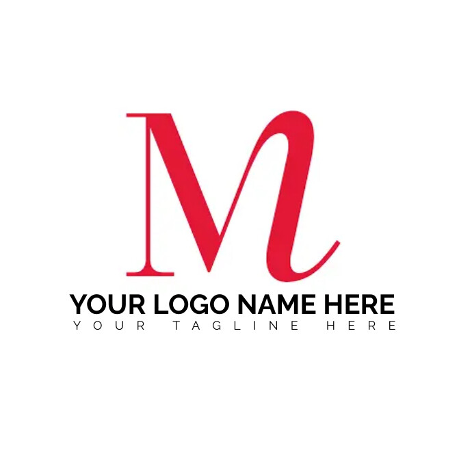 M Logo Template | PosterMyWall