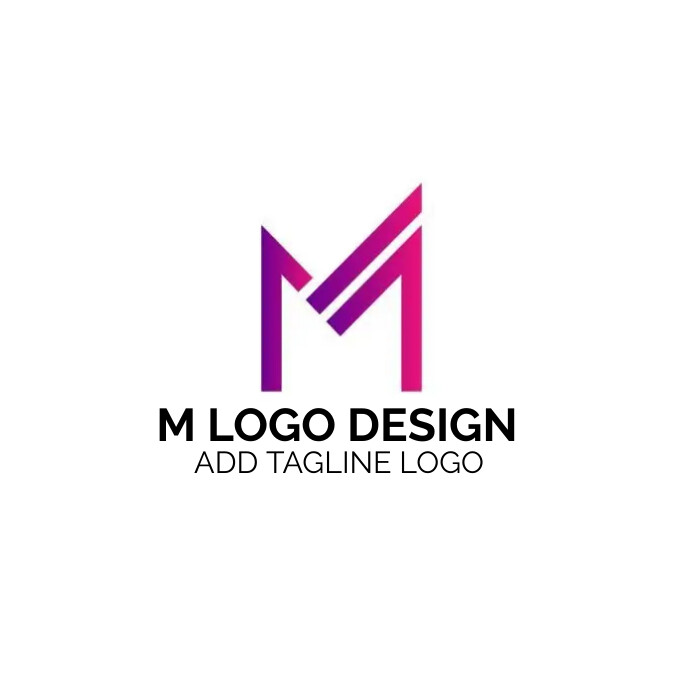 Plantilla de M LOGO | PosterMyWall