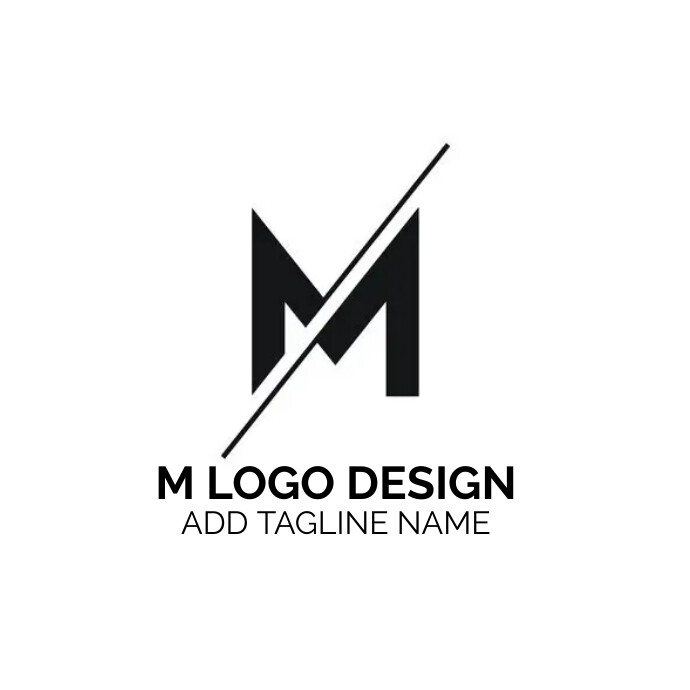M LOGO Template | PosterMyWall
