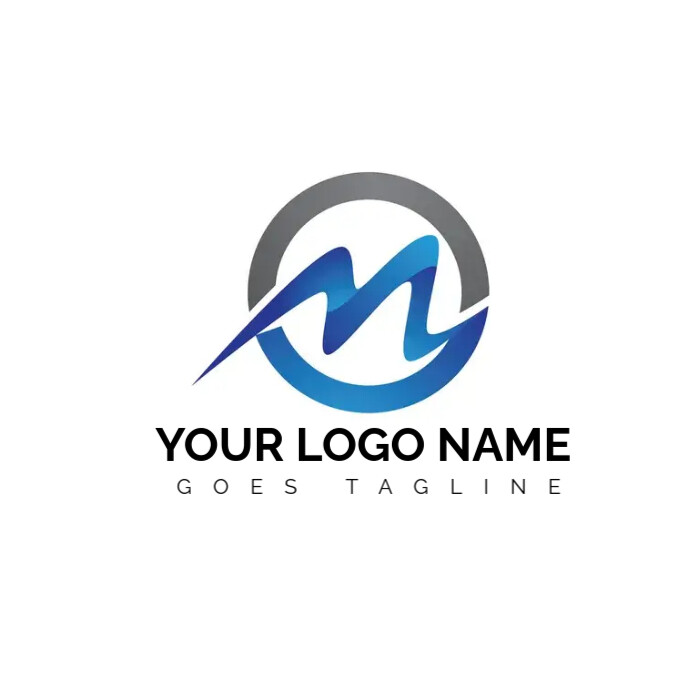 M Logo Template | PosterMyWall