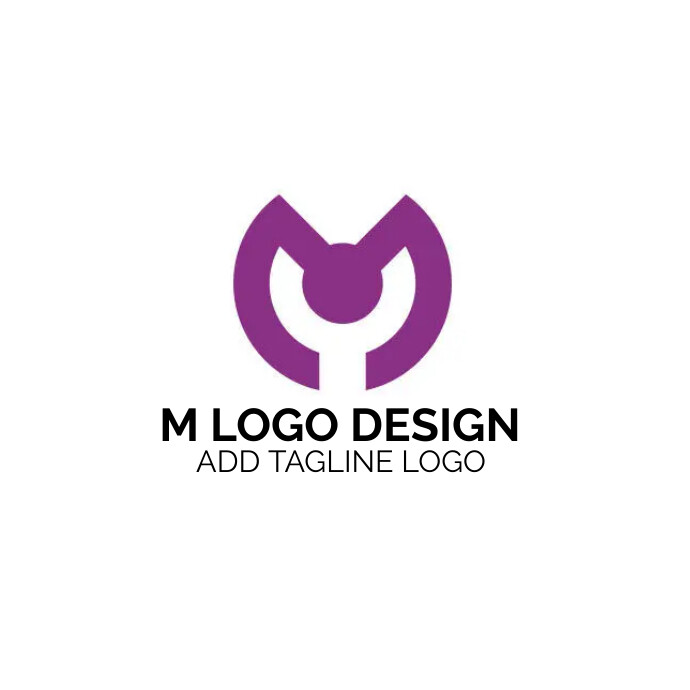 M LOGO Template | PosterMyWall