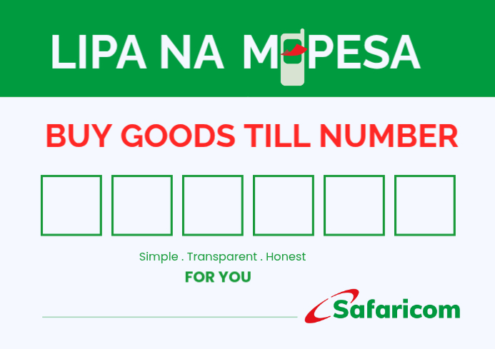 Copy of M-Pesa Payment Poster — Mobile Money Notice Sign | Editable ...