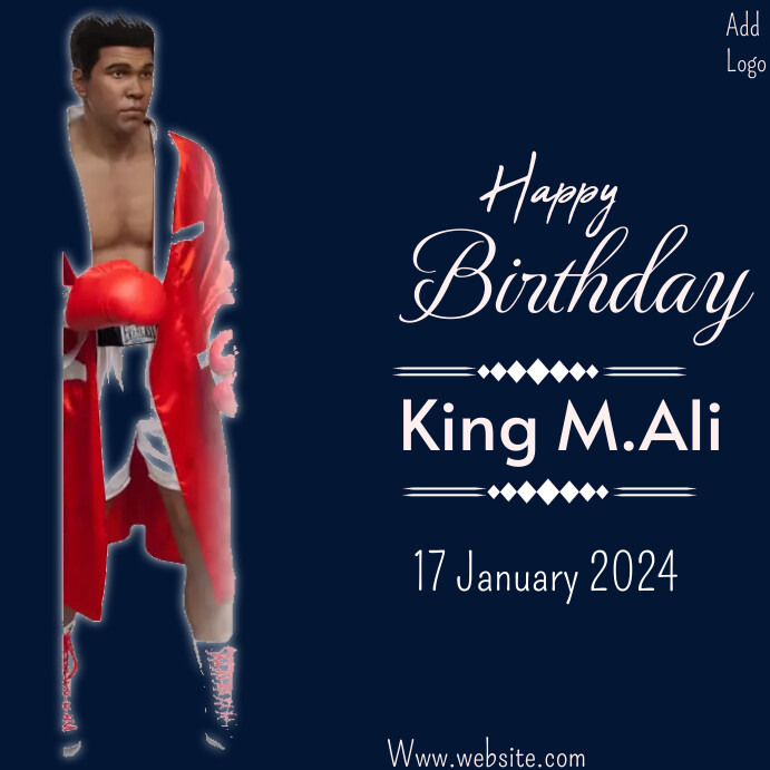 M.ali birthday Instagram post Template | PosterMyWall