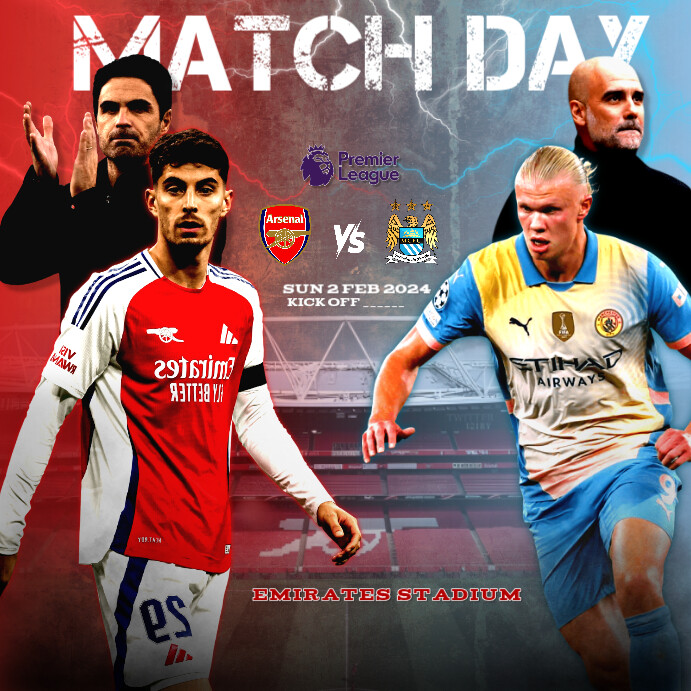 Macth Day Premier League Template | PosterMyWall