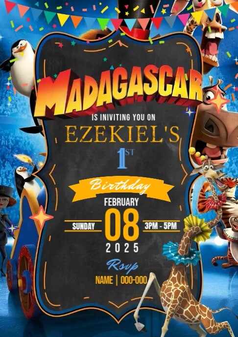 Madagascar Template | PosterMyWall
