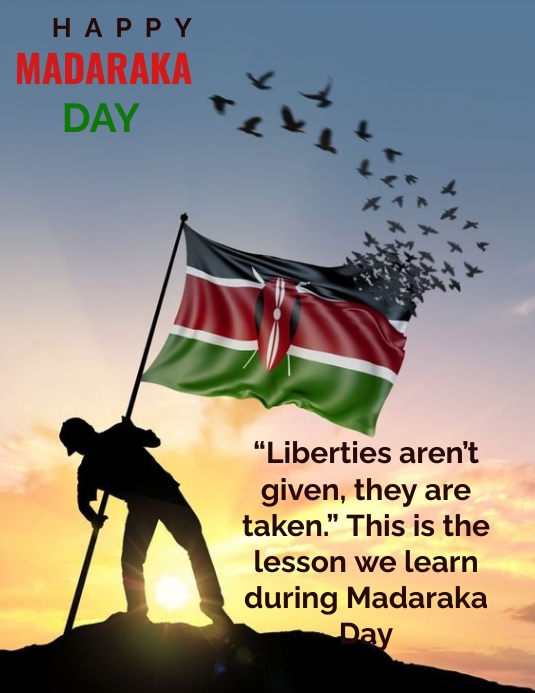 Madaraka Day Kenya 2023 Images Quotes and Wis Template | PosterMyWall