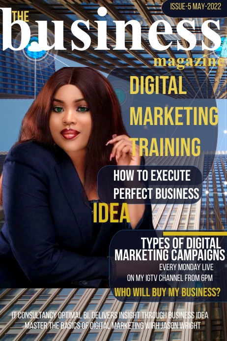 Magazine cover (18) Template | PosterMyWall