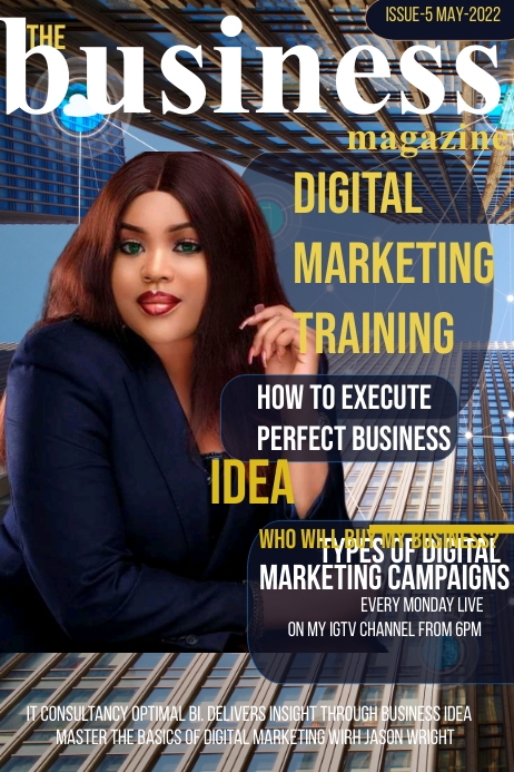Magazine cover (25) Template | PosterMyWall