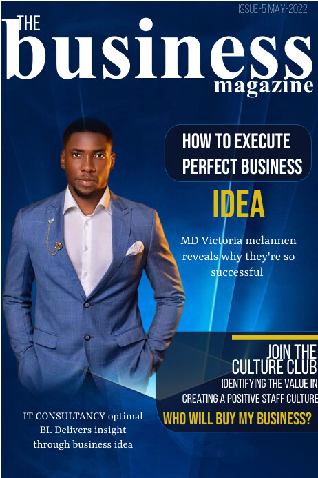 Magazine cover (64) Template | PosterMyWall