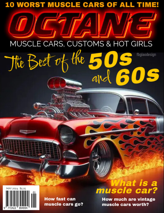 Magazine cover (US Letter) Template | PosterMyWall