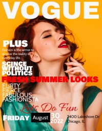 080722 New Face Model Magazine cover template | PosterMyWall