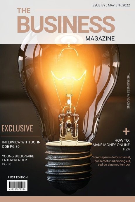 magazine cover Template | PosterMyWall