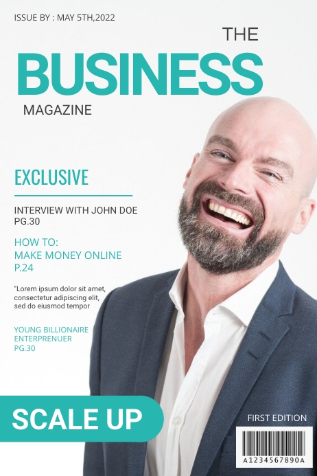 magazine cover Template | PosterMyWall