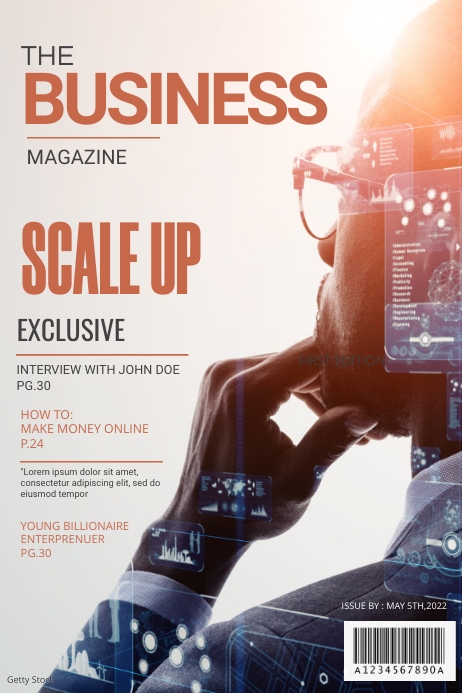 magazine cover Template | PosterMyWall