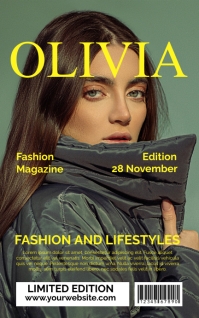 Magazine Cover/Book Cover Template | PosterMyWall