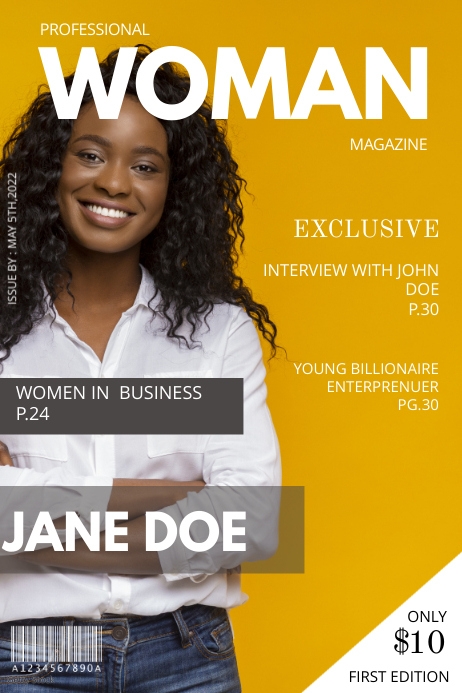 magazine cover Template | PosterMyWall