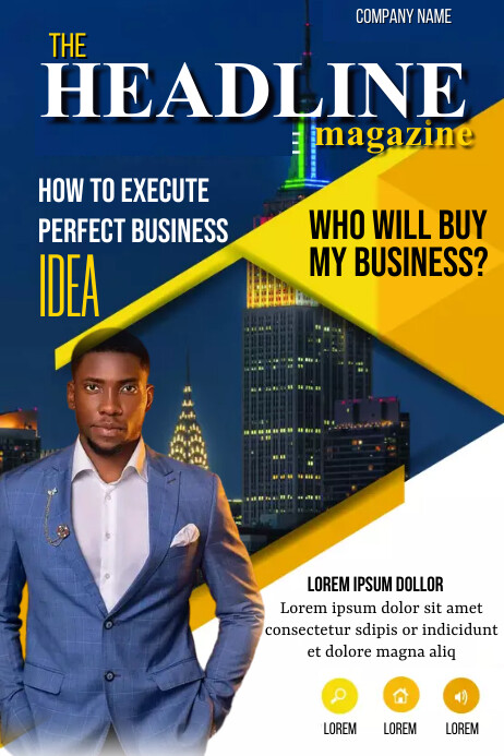 Magazine cover Template | PosterMyWall