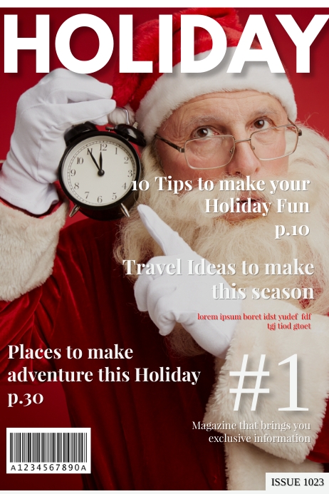 magazine cover Template | PosterMyWall