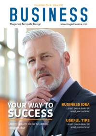 Business Magazine Cover Template | PosterMyWall