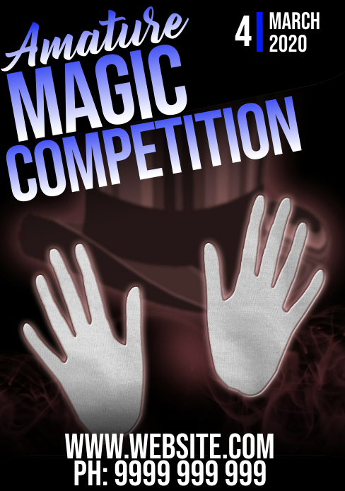 Magic Competition Template | PosterMyWall