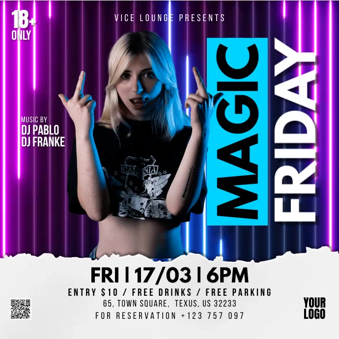 Magic friday Template | PosterMyWall