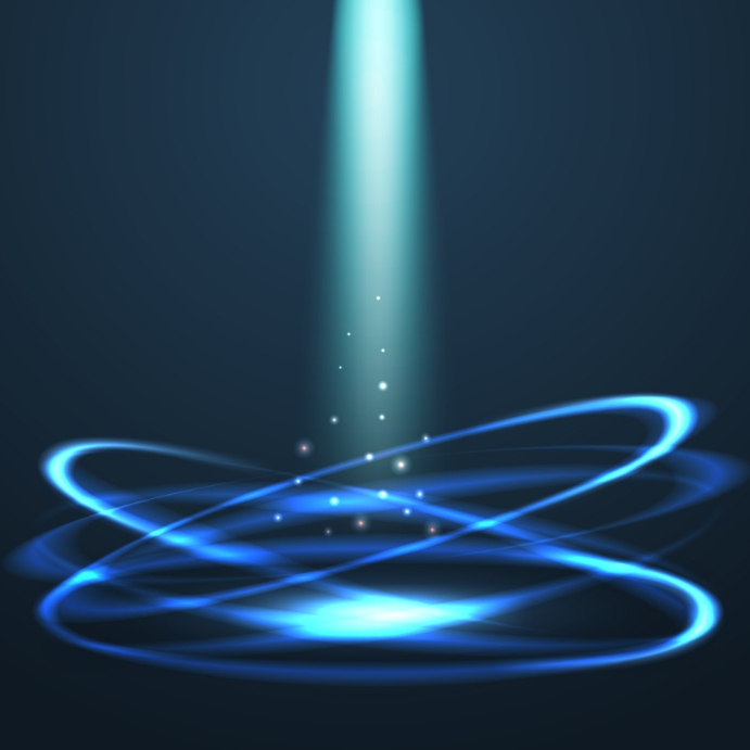 Copy of Magic glowing vector with light beam desi | PosterMyWall