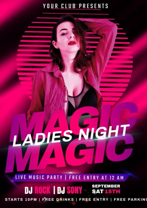 magic night club party Template | PosterMyWall