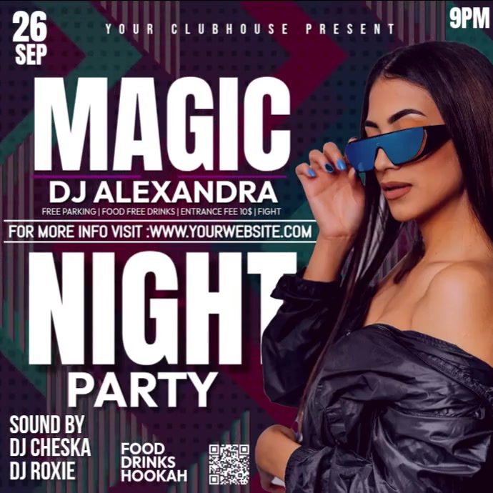 Magic Night Party Template | PosterMyWall