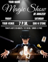 MAGIC SHOW Template | PosterMyWall