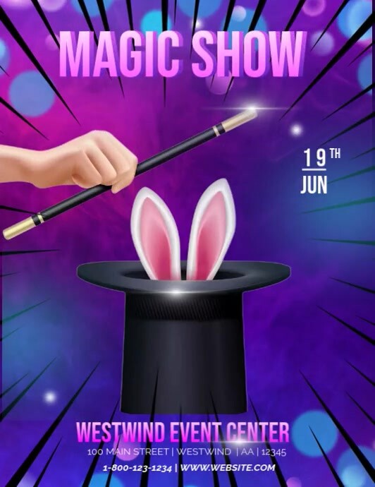 Magic Show Template | PosterMyWall