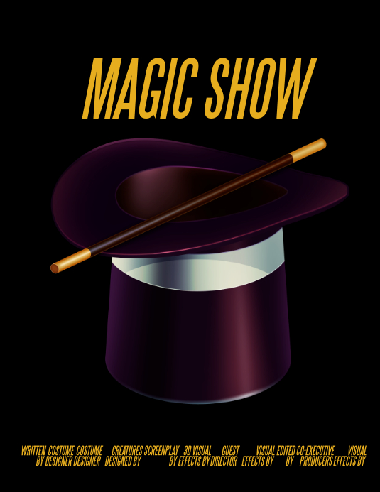 Magic Show Template | PosterMyWall