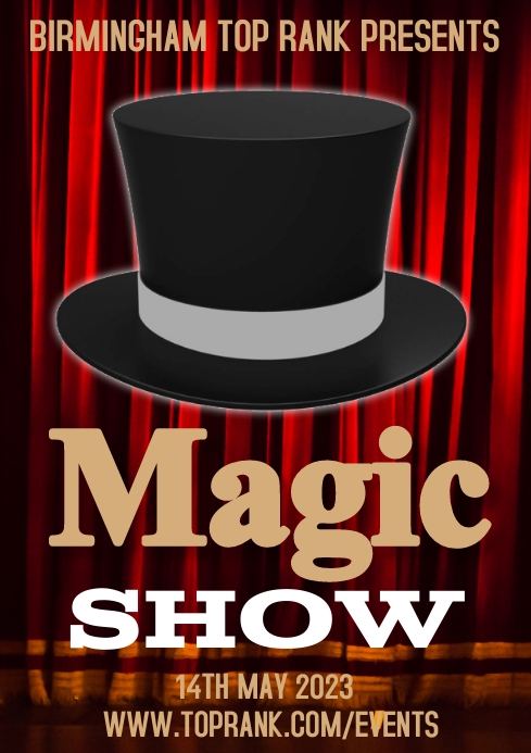 Magic Show Digital Ad Template | PosterMyWall