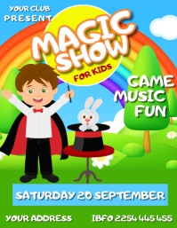 MAGIC SHOW KIDS Template | PosterMyWall