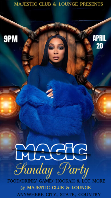 Copy of Magic Sunday party | PosterMyWall