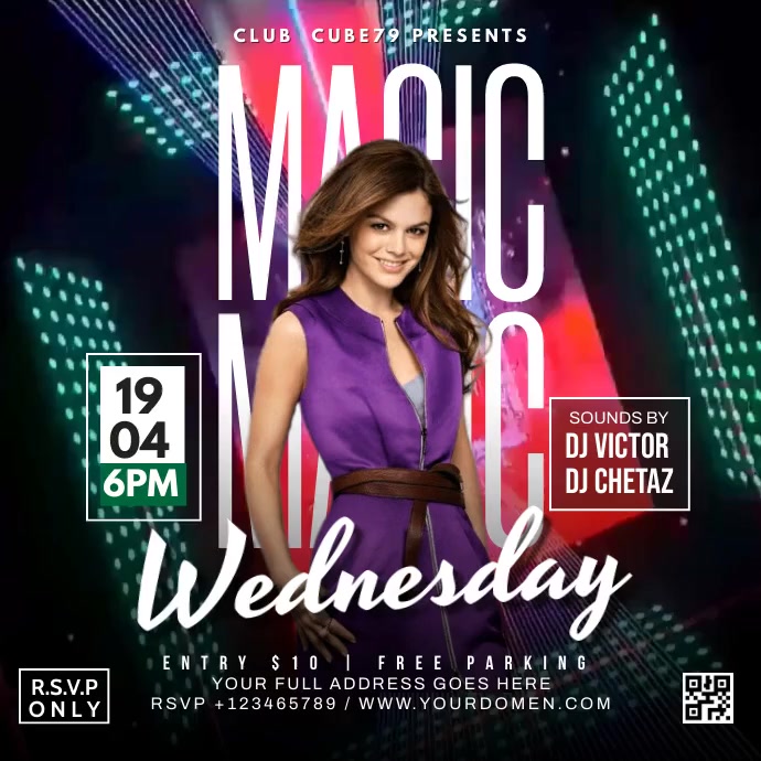 Plantilla de Magic wednesday | PosterMyWall