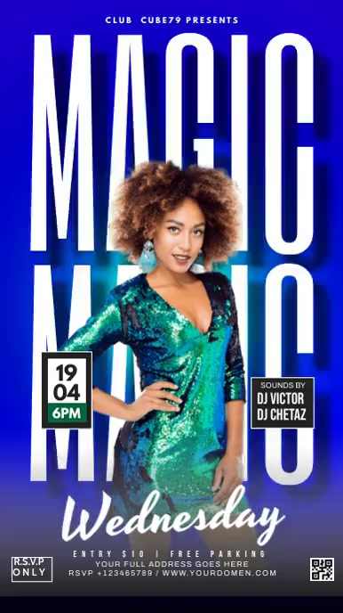 Modèle Magic wednesday | PosterMyWall