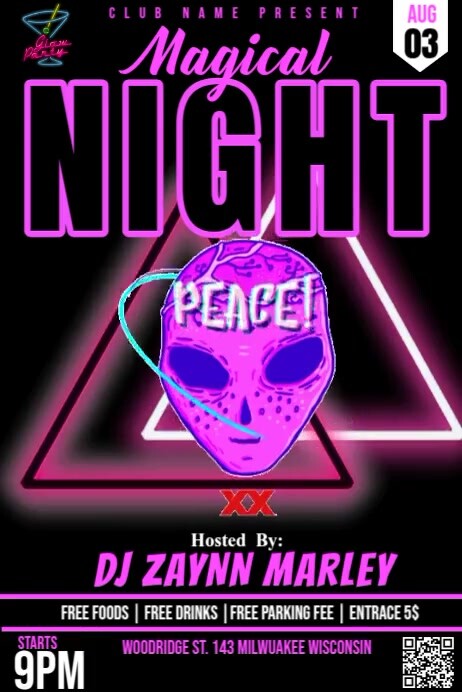 Plantilla de Magical Night | PosterMyWall
