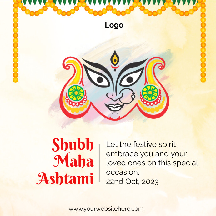Maha Ashtami Template | PosterMyWall