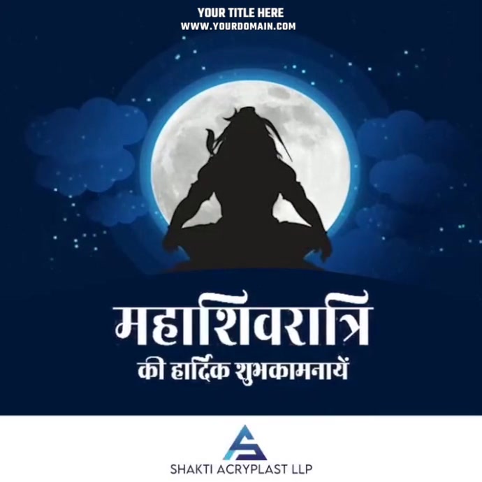 Maha shiv ratri Template | PosterMyWall